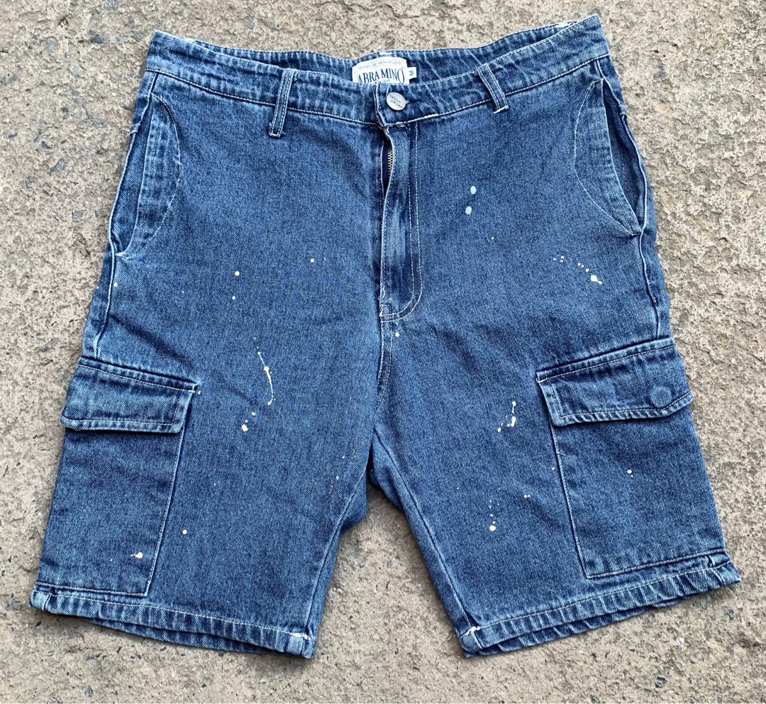 Vintage denim short vibes multipockets, Men's Fashion, Bottoms, Shorts ...