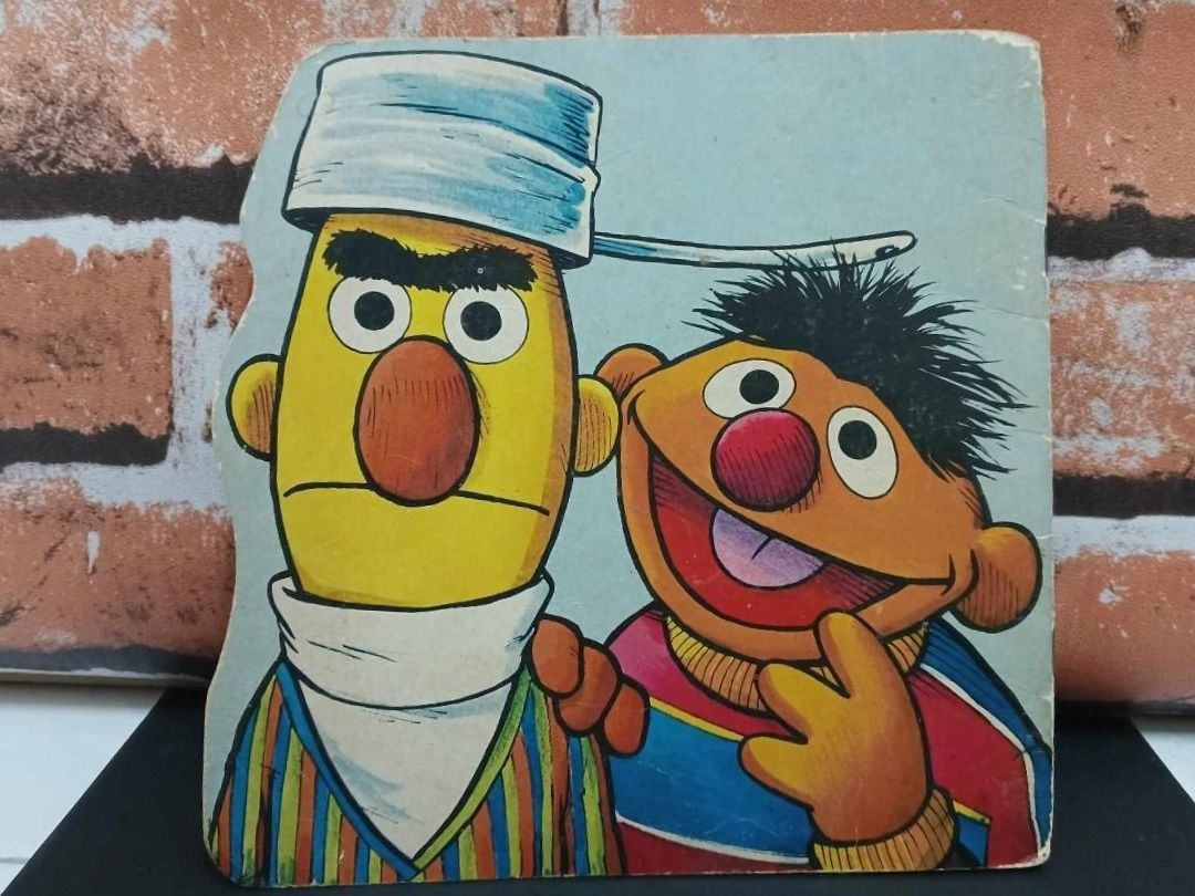 Vintage Rare 1978 Joe Mathieu Print [The ERNIE & BERT Book : Sesame ...