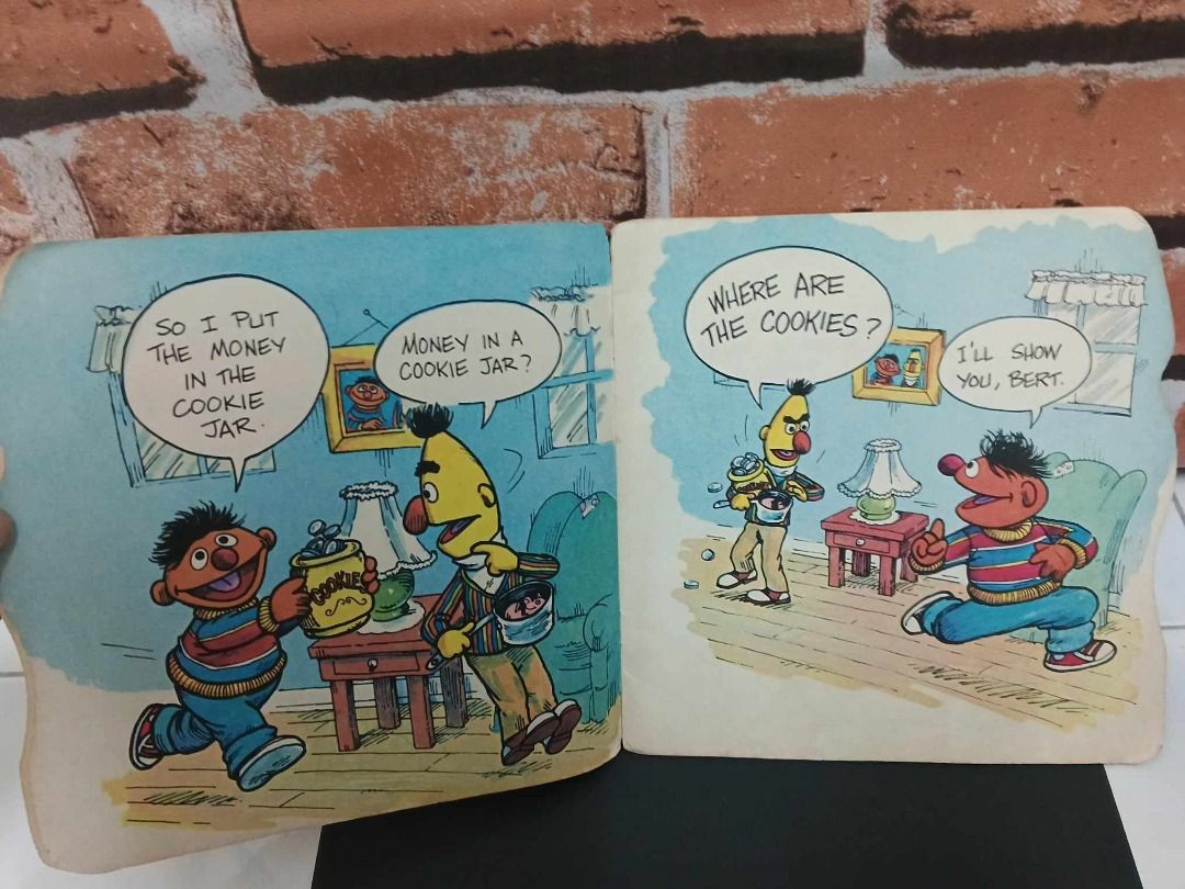 Vintage Rare 1978 Joe Mathieu Print [The ERNIE & BERT Book : Sesame ...