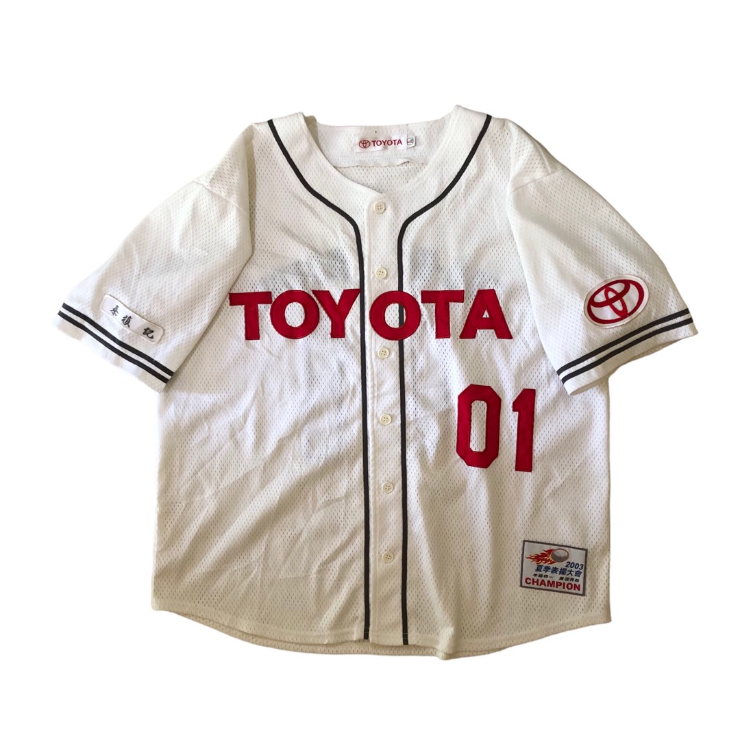 Vintage Toyota Baseball Jersey, Men's Fashion, Activewear on Carousell