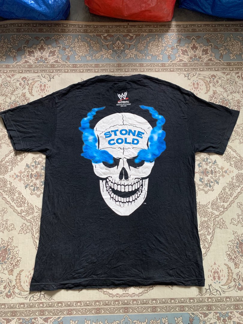Vintage WWE Stone Cold Tshirt, Luxury, Apparel on Carousell
