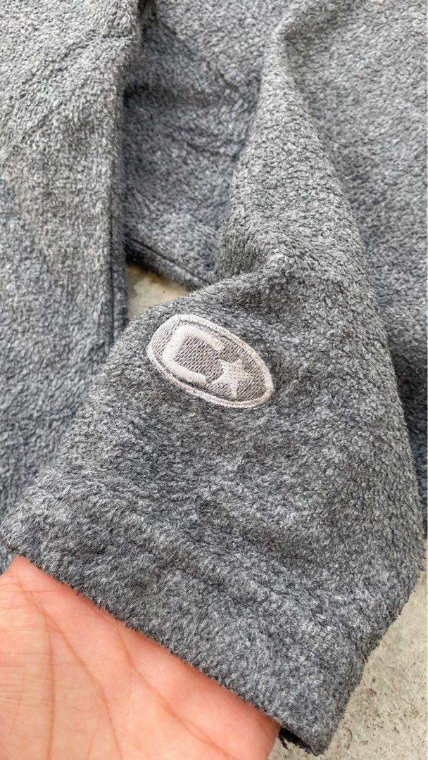 VTG CONVERSE OVERSIZE ANORAK FLEECE HOODIE, Men's Fashion, Coats ...