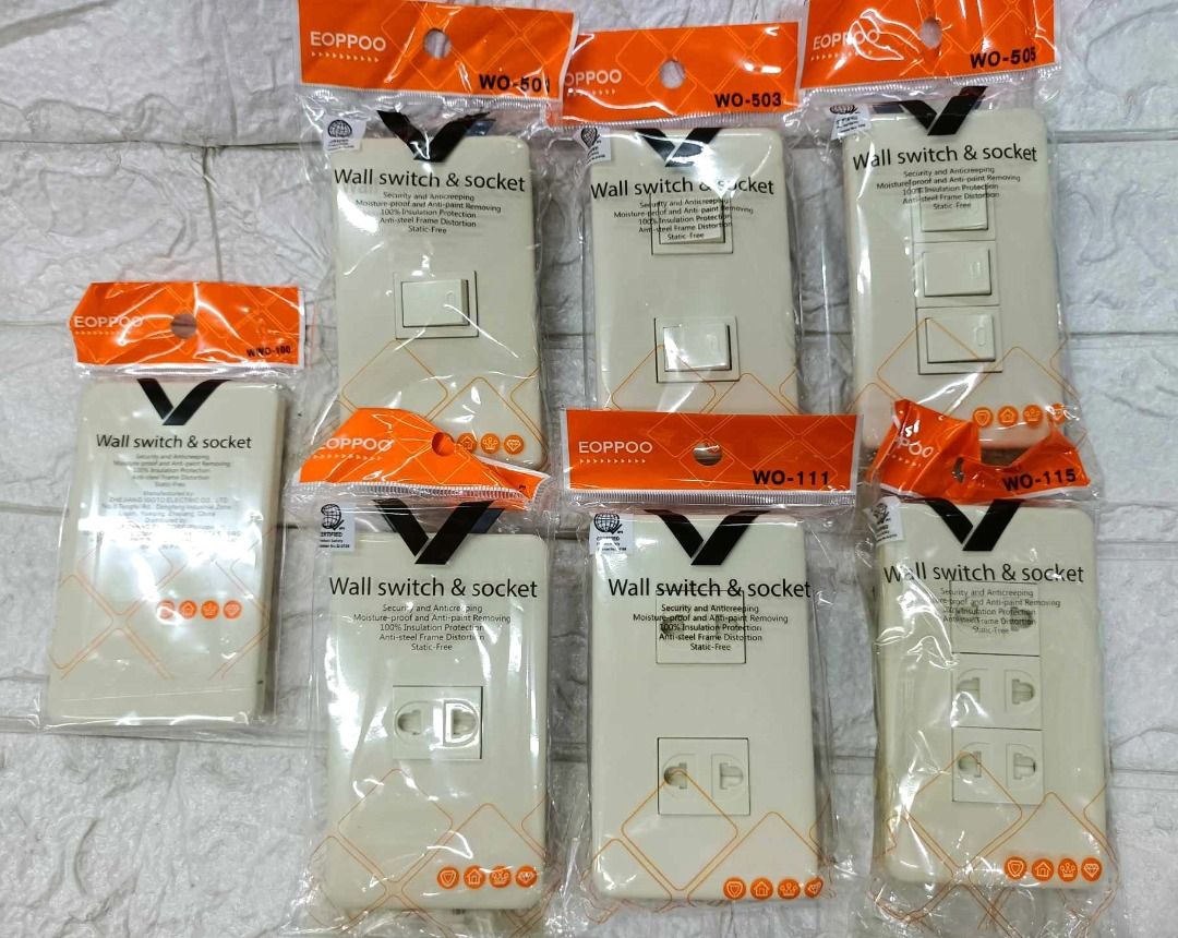 Wall Switch & Socket & Blank Plate Cover, Free Items on Carousell