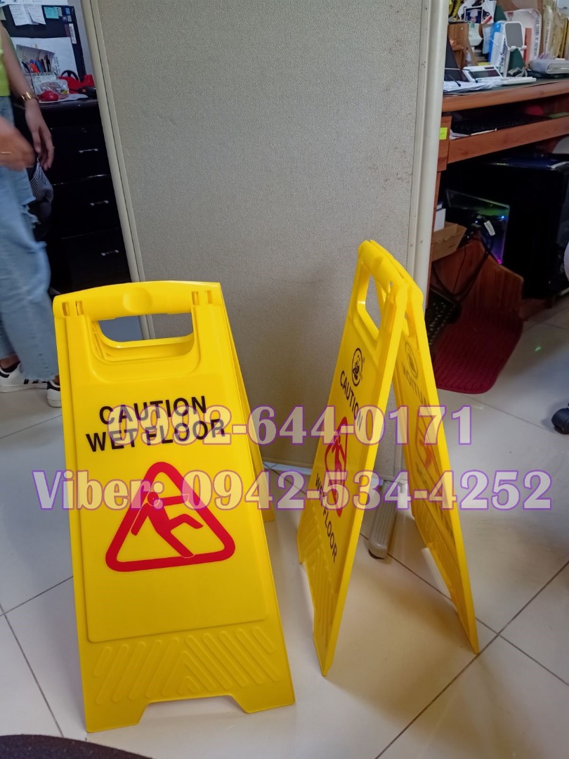 WET FLOOR SIGNAGE, Announcements on Carousell