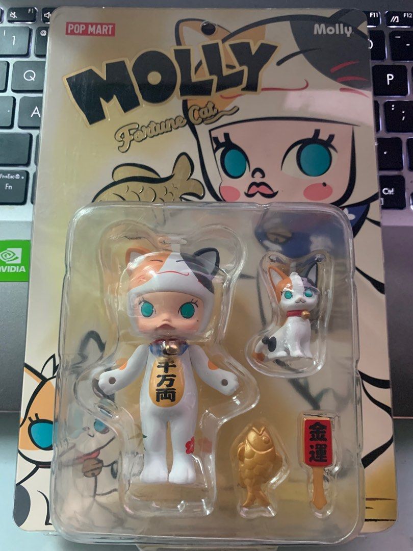 WTS Popmart fortune cat molly PTS, Hobbies & Toys, Toys & Games on ...