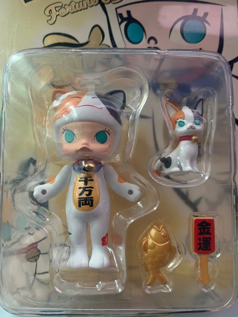WTS Popmart fortune cat molly PTS, Hobbies & Toys, Toys & Games on ...