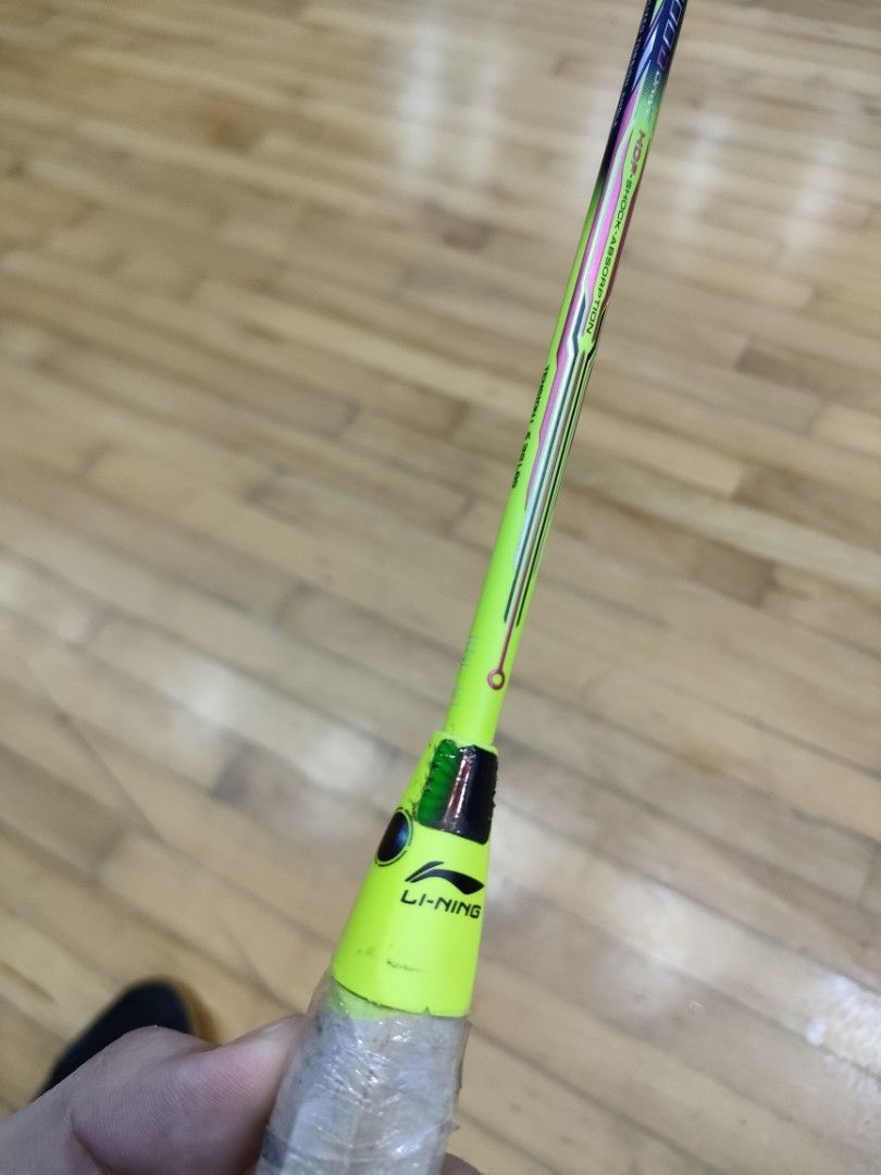 Li-ning aeronaut 9000D badminton racket, Sports Equipment, Sports ...