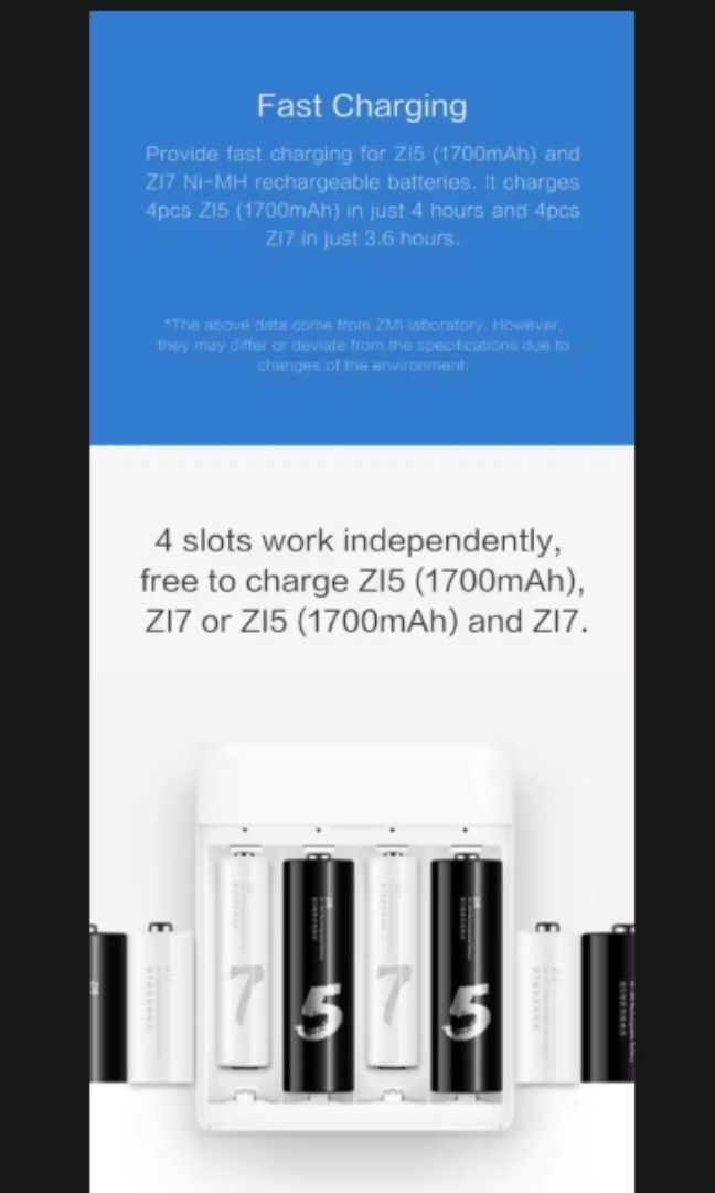Xiaomi rechargeable battery charger for sale, Mobile Phones & Gadgets ...