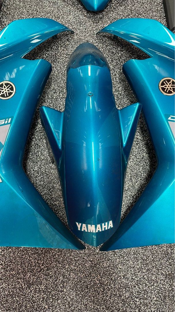 Y15zr sniper v1 Cyan coverset, Motorcycles, Motorcycle Accessories on ...