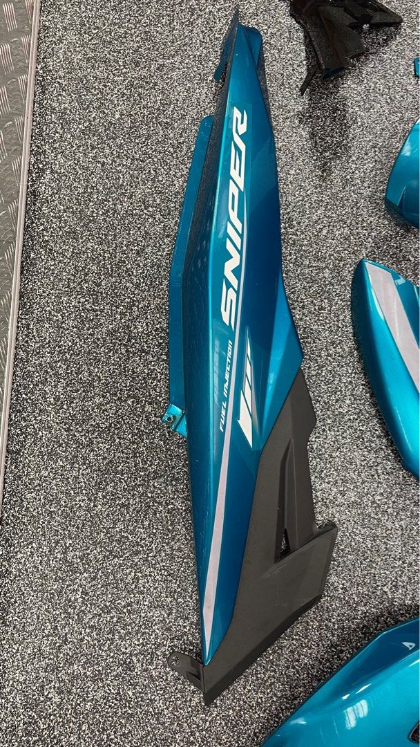 Y15zr sniper v1 Cyan coverset, Motorcycles, Motorcycle Accessories on ...