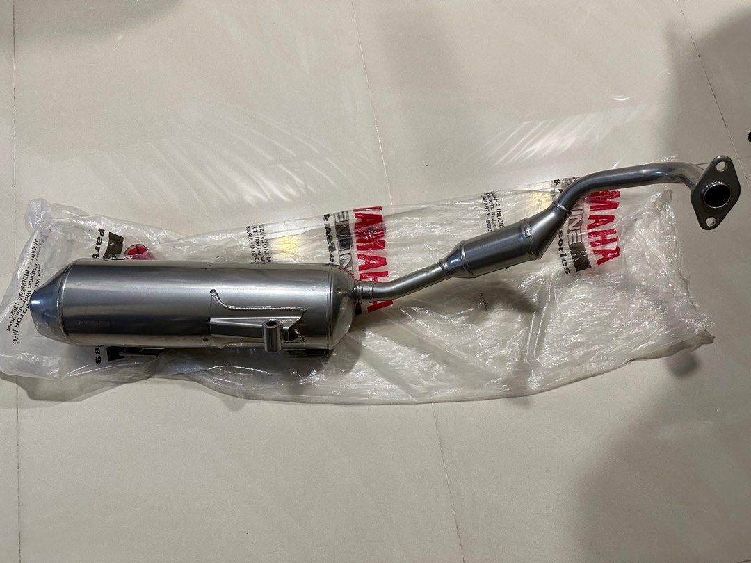 Yamaha Nmax/Aerox V1/V2 Chrome exhaust, Motorcycles, Motorcycle ...