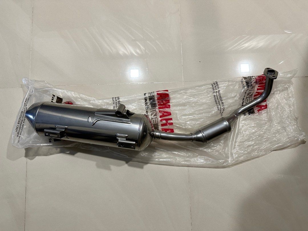 Yamaha Nmax/Aerox V1/V2 Chrome exhaust, Motorcycles, Motorcycle ...