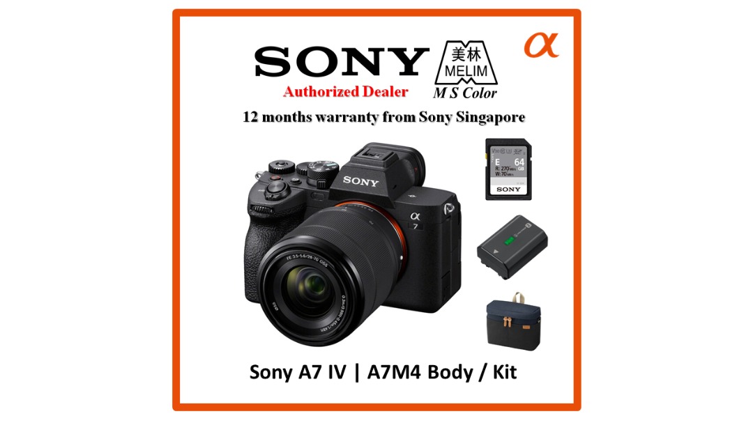 [YEAR END PROMO] Sony A7 IV | A7M4 Mirrorless Camera | 33MP Full-Frame ...