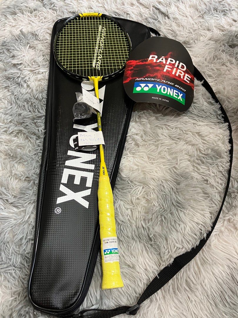 Yonex Nanoflare 1000z, Sports Equipment, Sports & Games, Racket & Ball ...