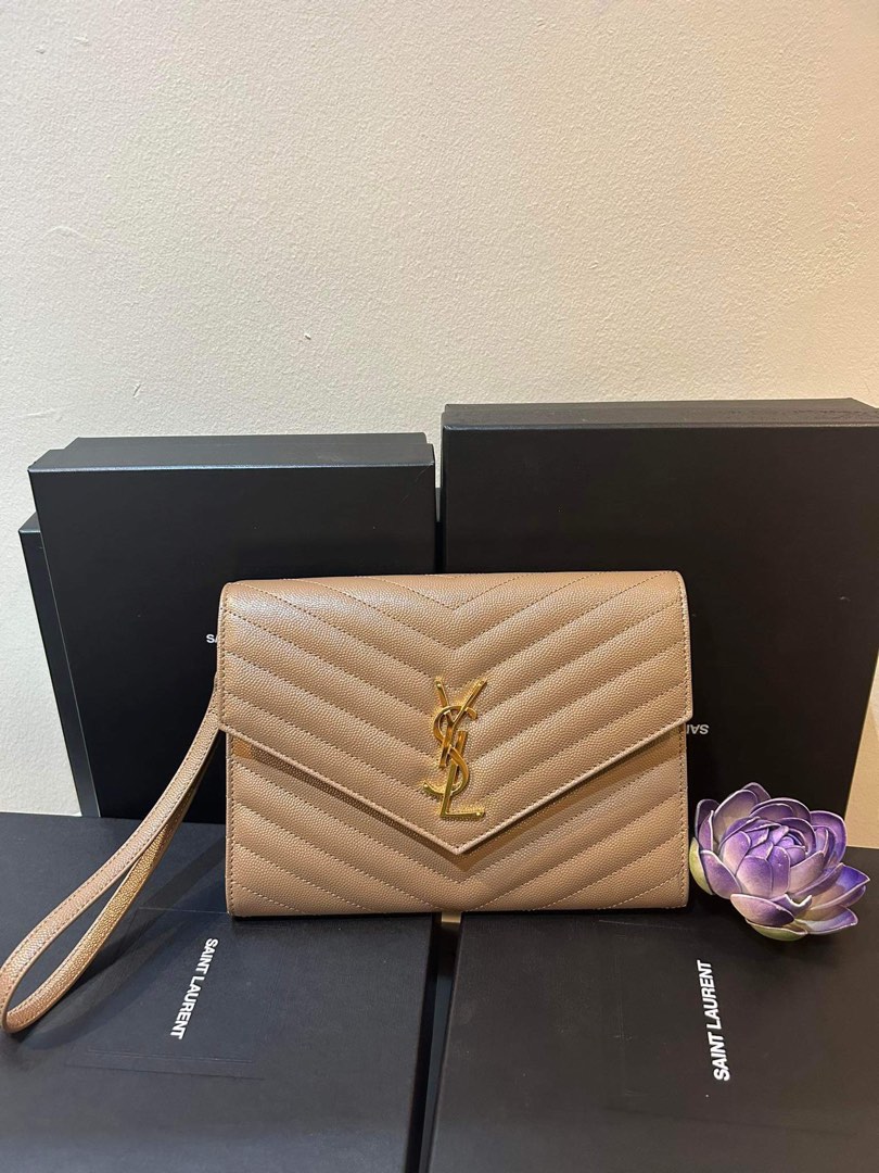 Ysl dark tan, Luxury, Bags & Wallets on Carousell