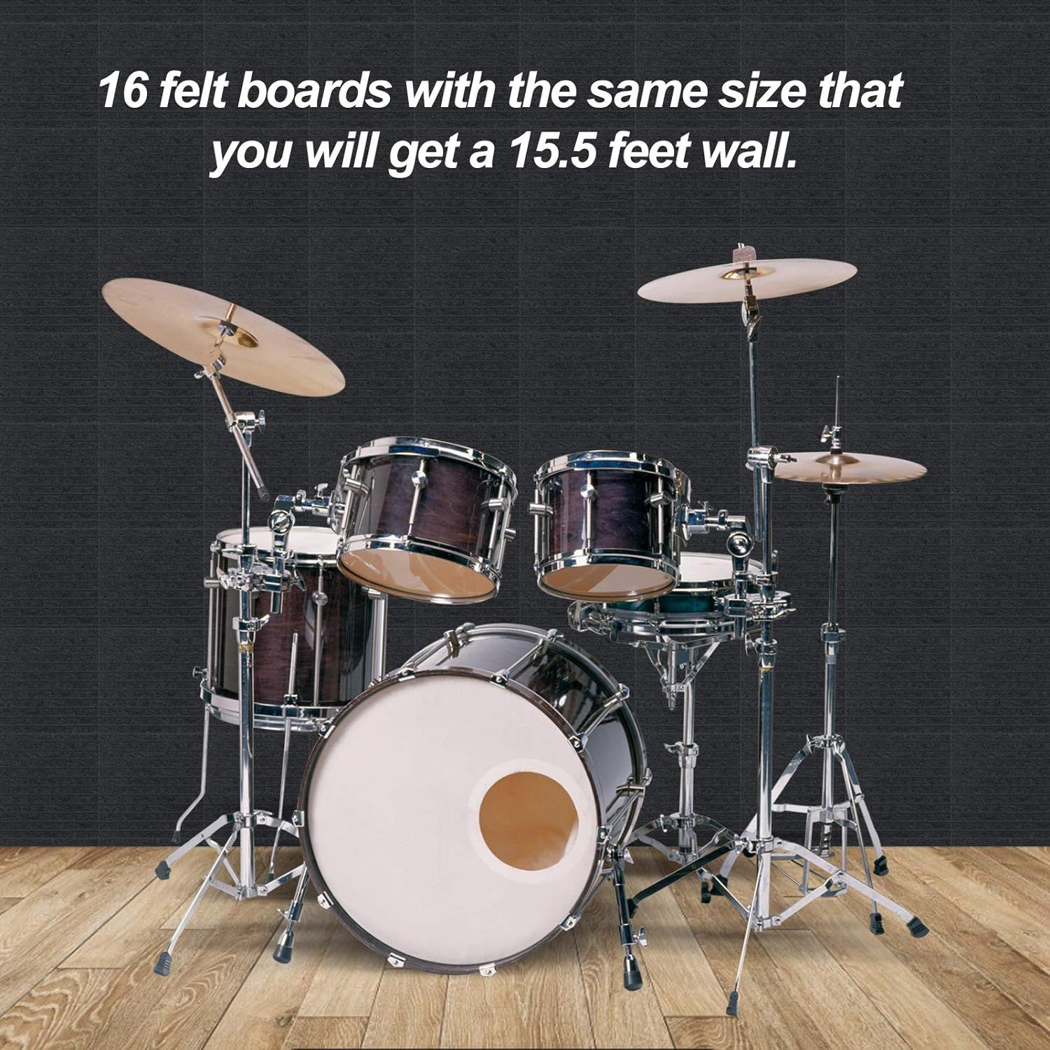 16 Pcs Professional Soundproof Board,Acoustic Board,Acoustic Treatment ...