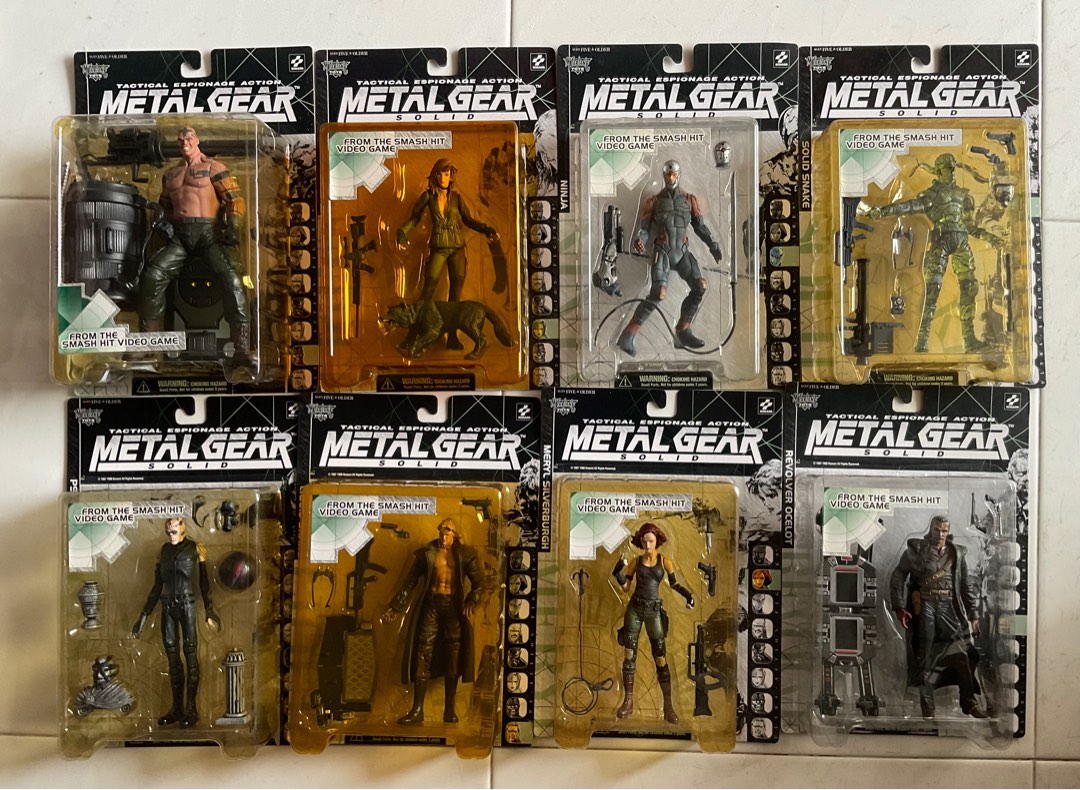 1999 Mcfarlane Metal Gear Solid Complete Set of 8 Figure, Hobbies ...
