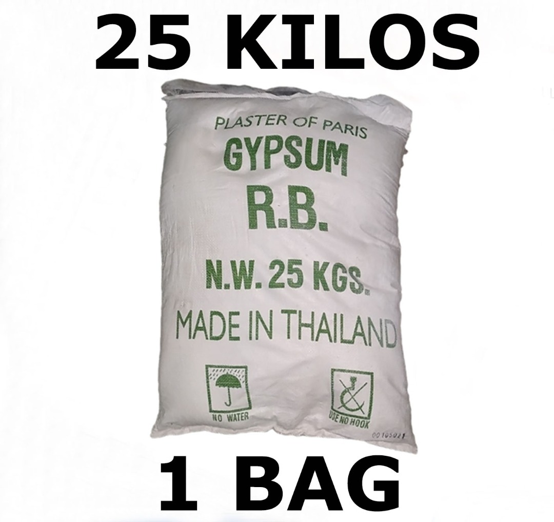 (25 KILOS ) PLASTER OF PARIS ( 25 KILOS PER BAG
