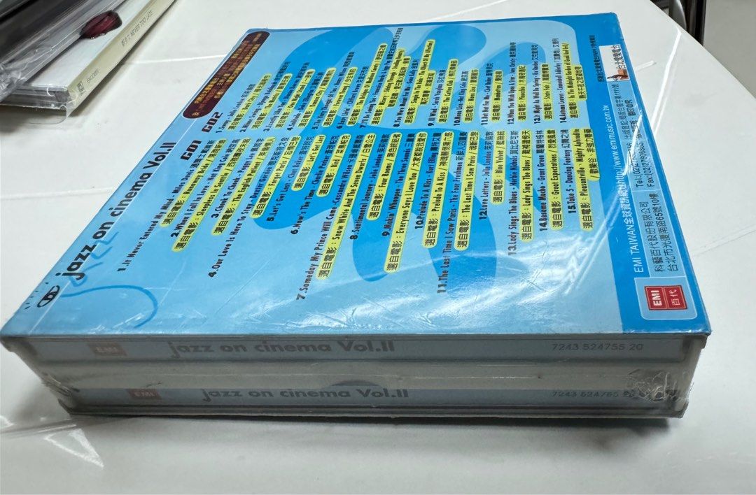 世紀珍藏之爵士魅影2 JAZZ ON CINEMA VOL.II 2CD EMI發行 1999年出品 全新未開封, 興趣及遊戲, 音樂、樂器 & 配件, 音樂與媒體 - CD 及 DVD ...