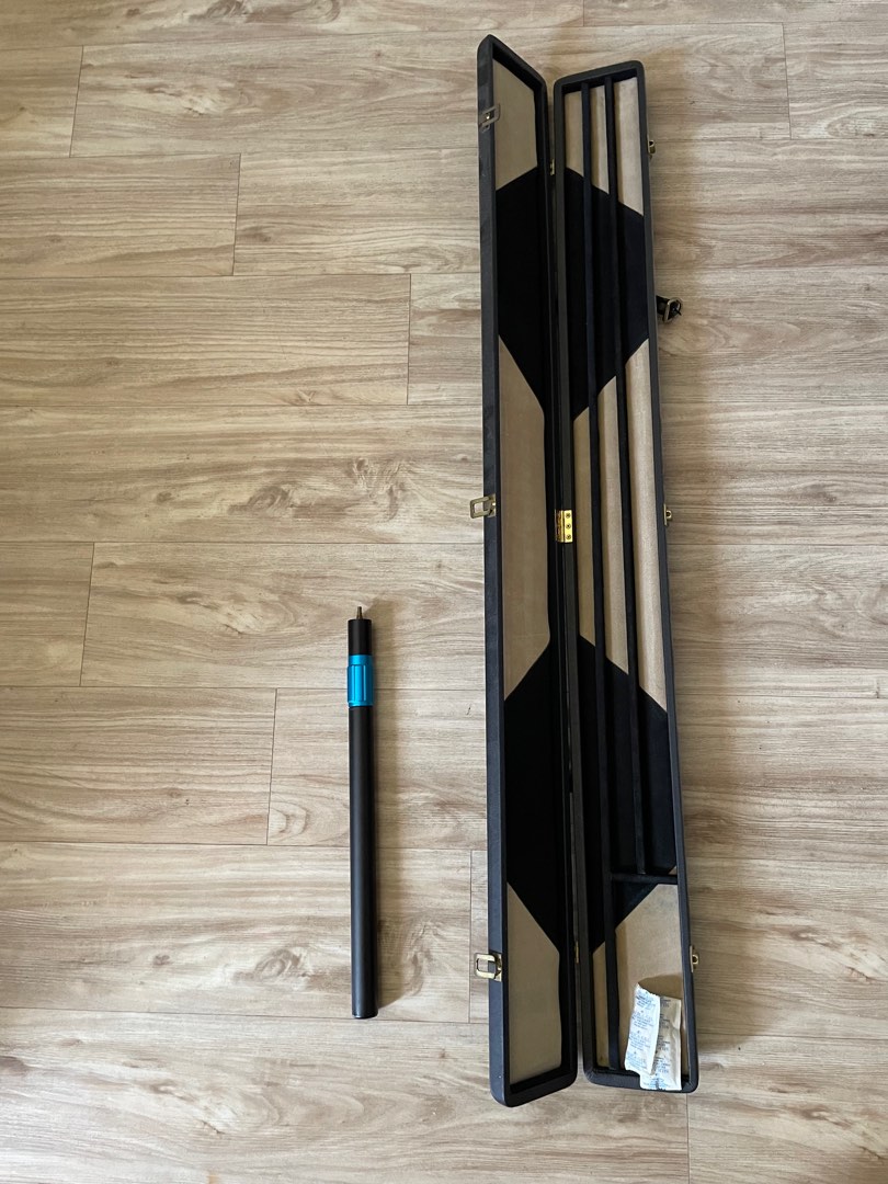 3/4 snooker cue case and extension, Sports Equipment, Sports & Games ...