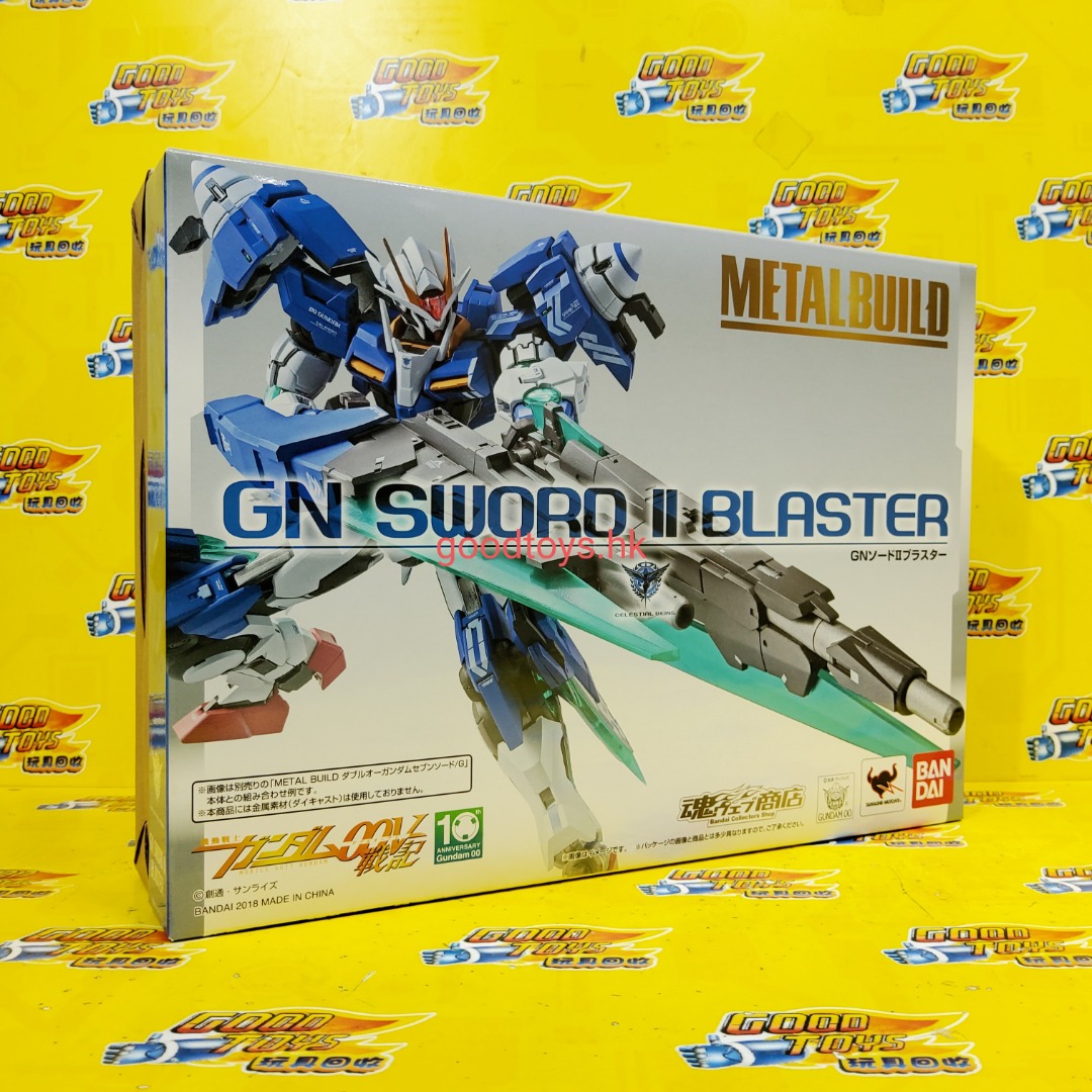 中古己開封 BANDAI 魂商店限定 高達00V戰記 GUNDAM 00V METAL BUILD GN SWORD II BLASTER ...