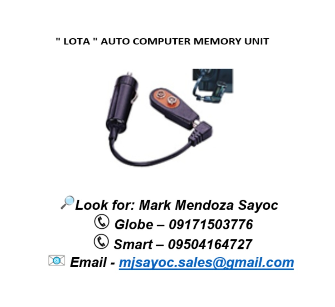 " LOTA " AUTO COMPUTER MEMORY UNIT, Commercial & Industrial ...