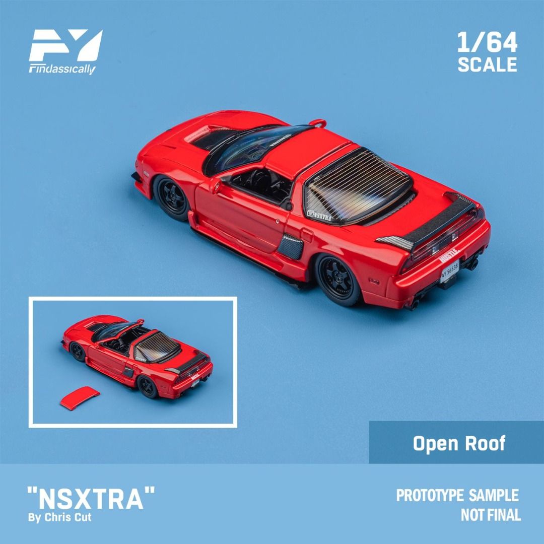 [預購 Pre-order] Finclassically 1/64 NSX TRA by Chris Cut, 預購 - Carousell