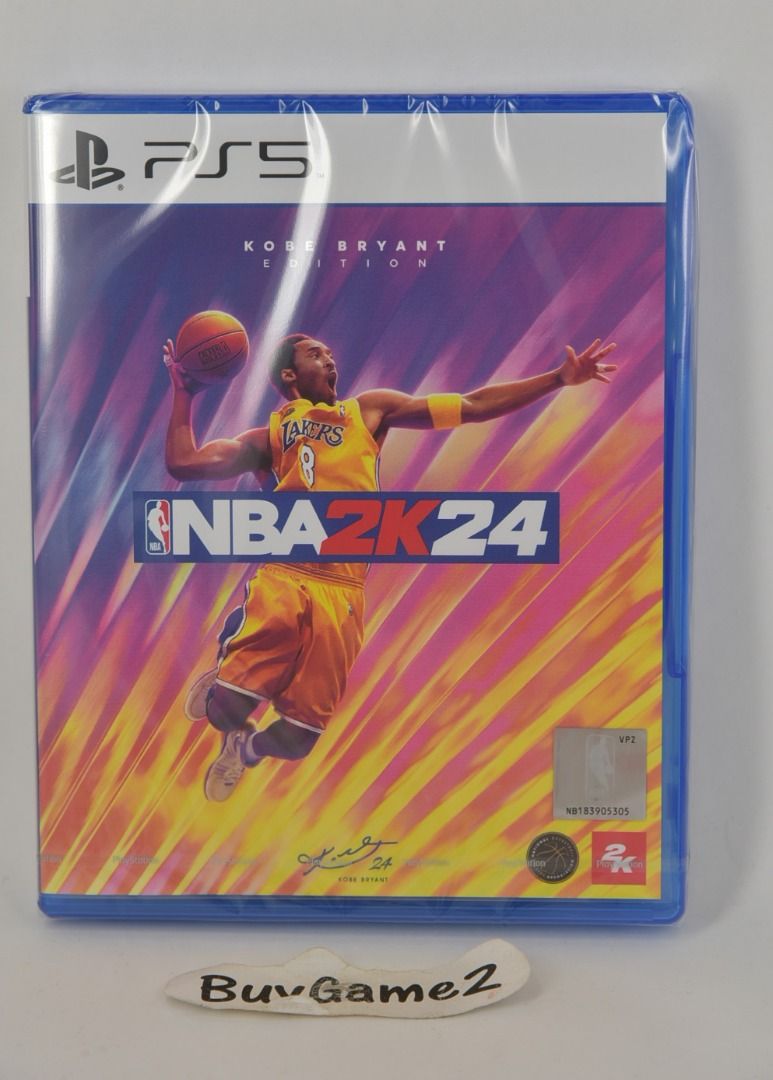 (全新送DLC+下載咭) PS5 NBA 2K24 NBA2K24 美式籃球 2024 (行版, 中文/ 英文) - Kobe Bryant ...