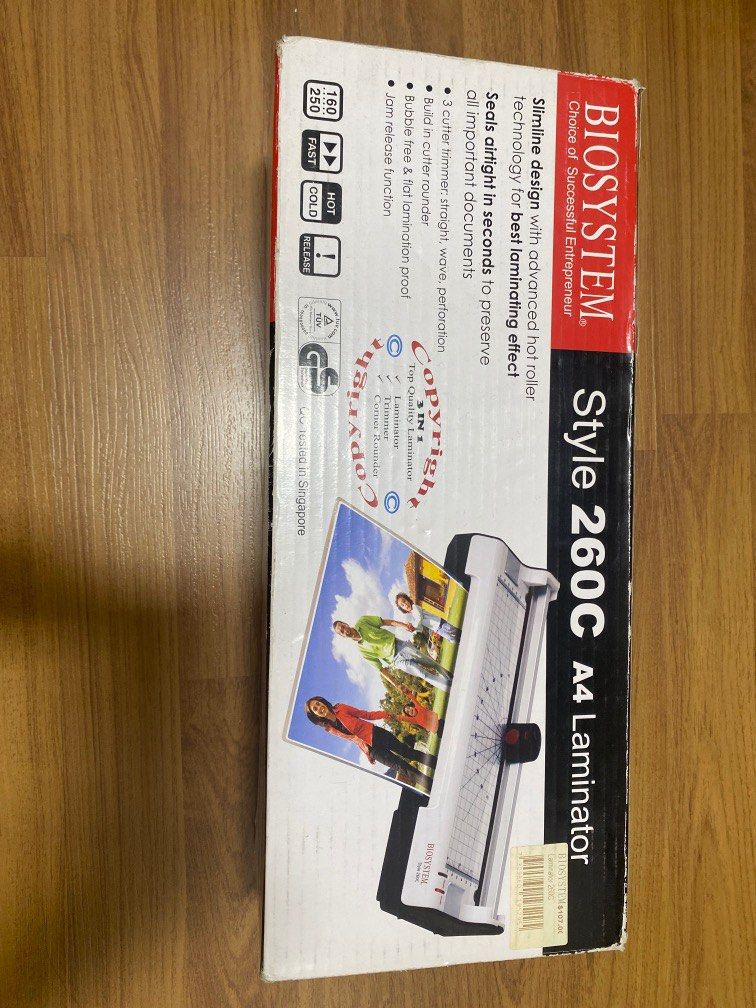 A4 Laminator, Style 260C, Computers & Tech, Printers, Scanners ...