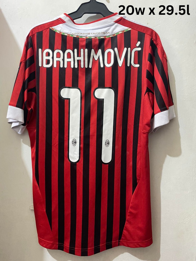 acm ibrahimovic adidas football kit, Sports Equipment, Other Sports ...