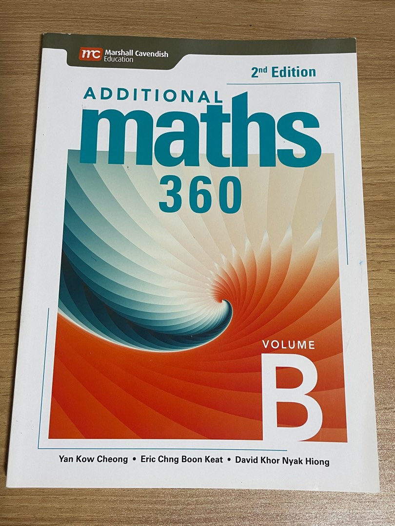 Additional Maths 360 Volume B Textbook, Hobbies & Toys, Books ...