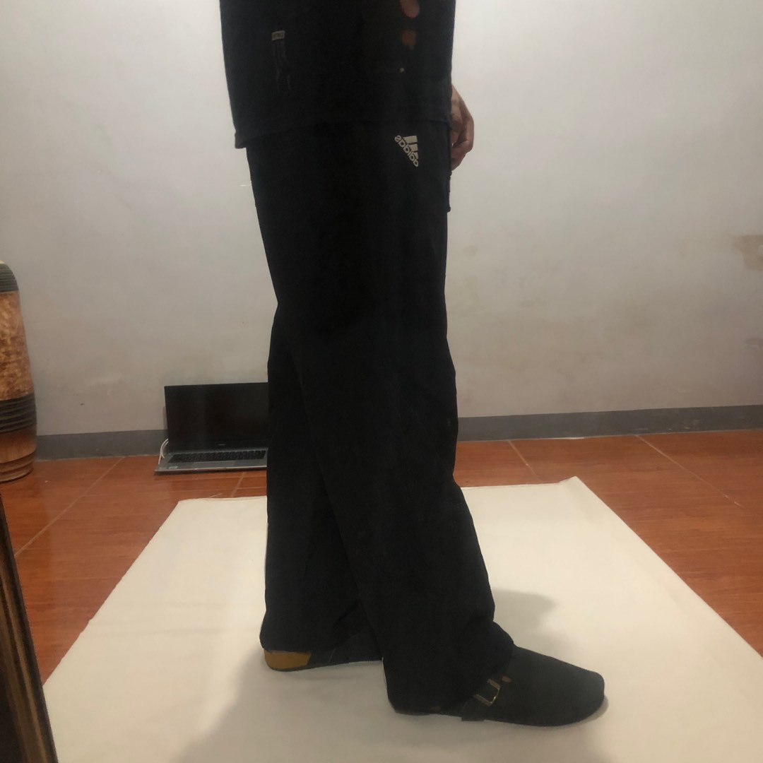 Adidas Track Pants with 3 three lines, Men's Fashion, Bottoms, Joggers ...