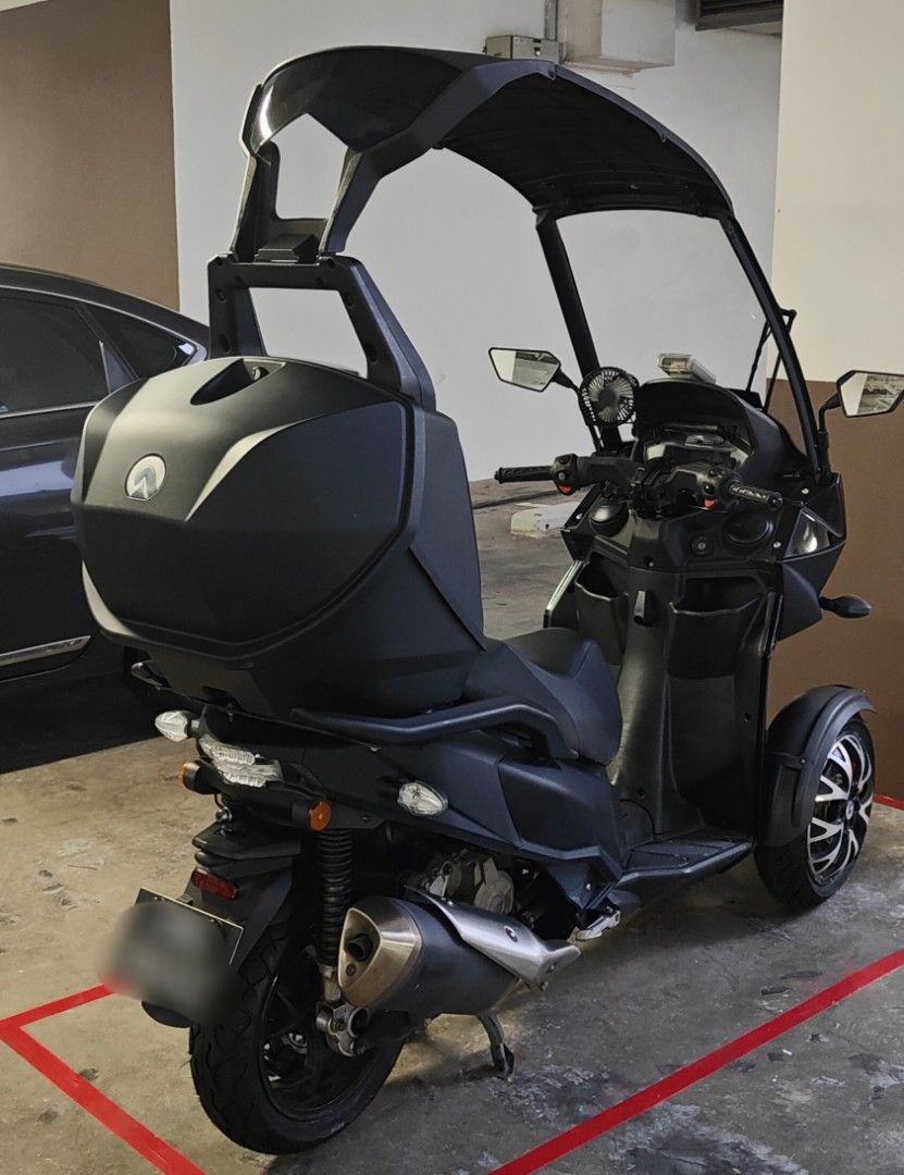 Motorcycle Adiva AD1 200 3 wheel bike, Motorcycles, Motorcycles for Sale, Class 2B on Carousell