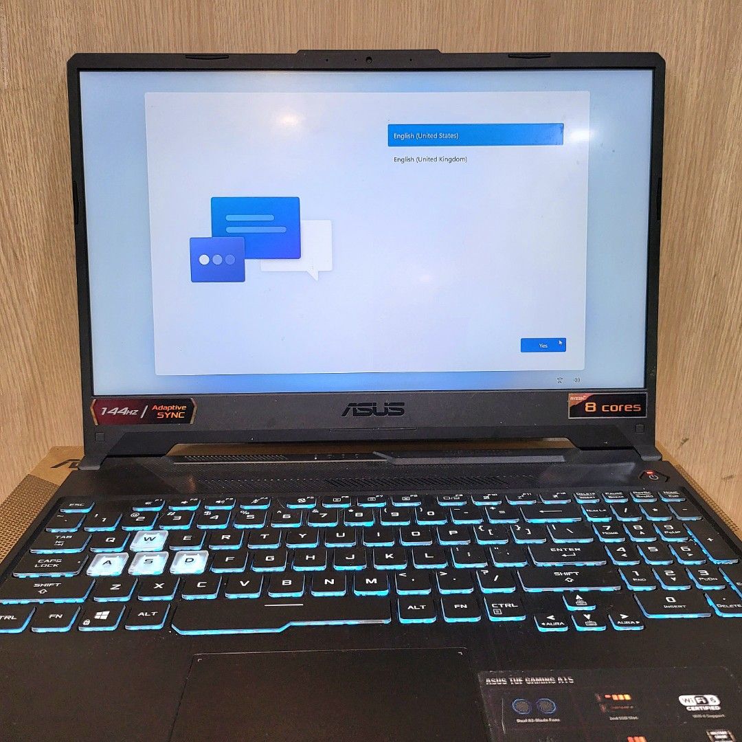 ASUS FA506IC Tuf Gaming Laptop Ryzen 7 4800H 16GB DDR4 RAM 1TB SSD 15.6 ...