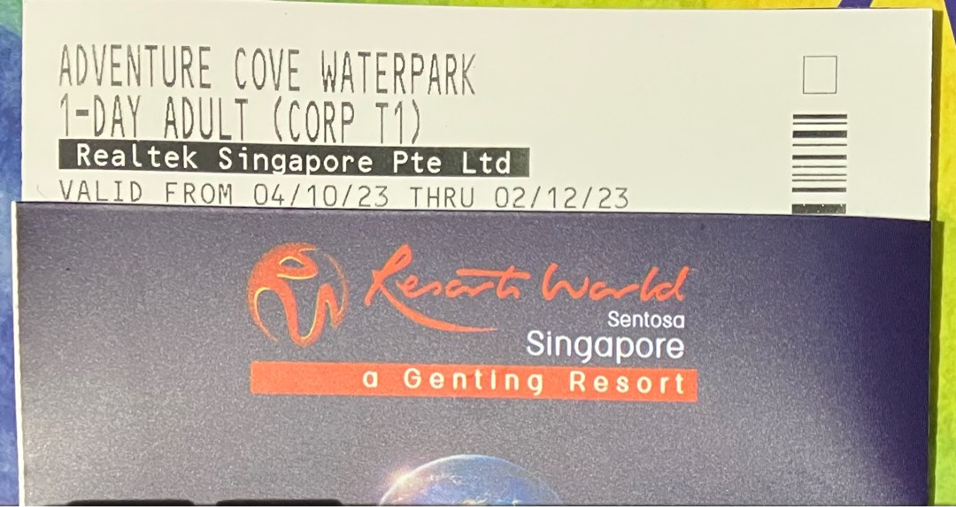 Adventure cove waterpark for adults, Tickets & Vouchers, Event Tickets ...