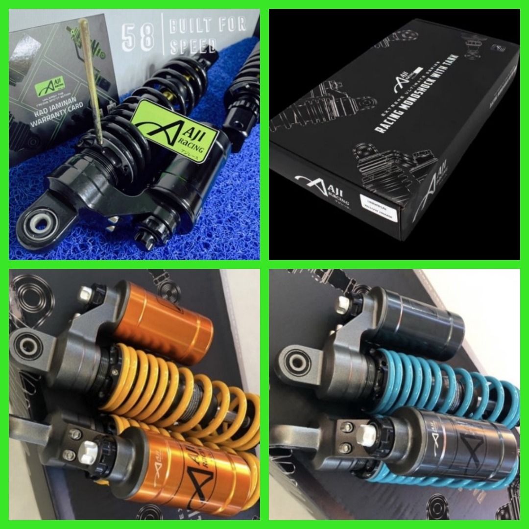 AEROX155 V1 V2 NMAX155 V2 ABSORBER WITH TANK 305MM/275MM & AJI RACING ...