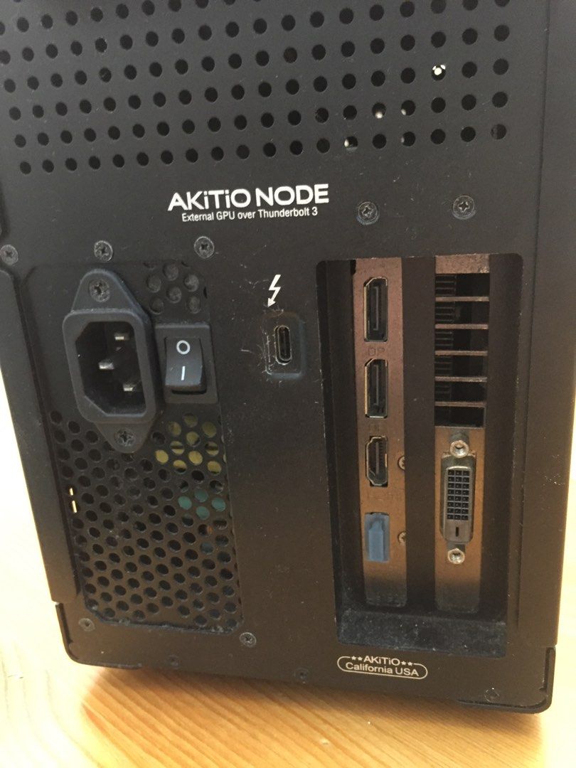 AKiTiO Node EGPU 外置顯示咭, 電腦＆科技, 電腦周邊及配件, 電腦周邊產品 - Carousell