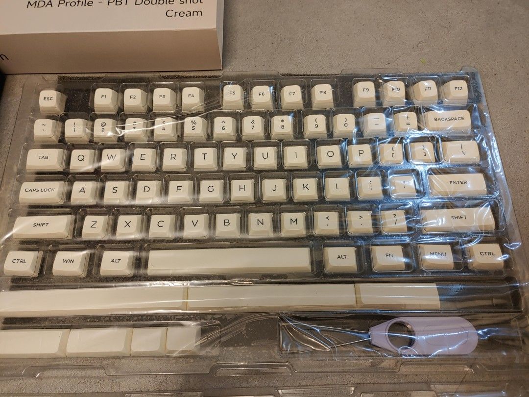 Akko MDA profile Cream keycaps, Computers & Tech, Parts & Accessories ...