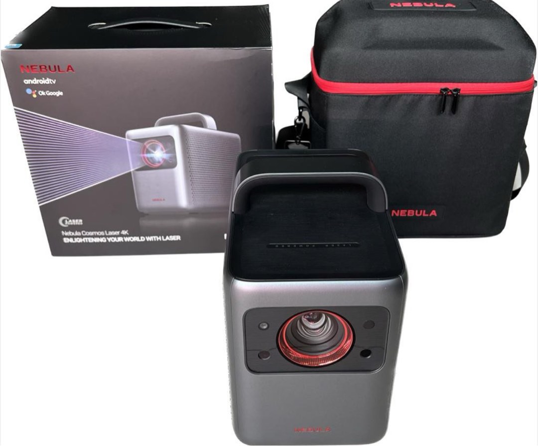 Anker Nebula Cosmos Laser 4K Projector with built in Dolby Audio ...