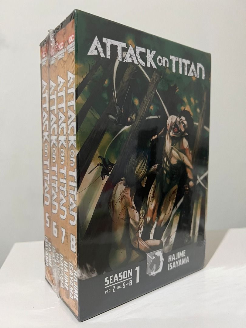 AOT Attack On Titan Manga Box Set Season 1 Part 2, Hobbies & Toys ...
