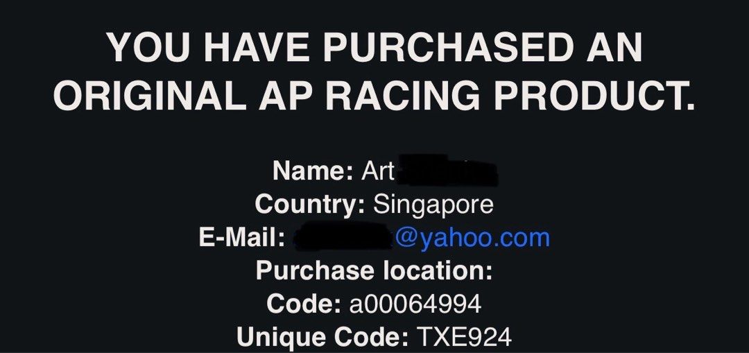AP Racing Pro5000r, Car Accessories, Accessories on Carousell