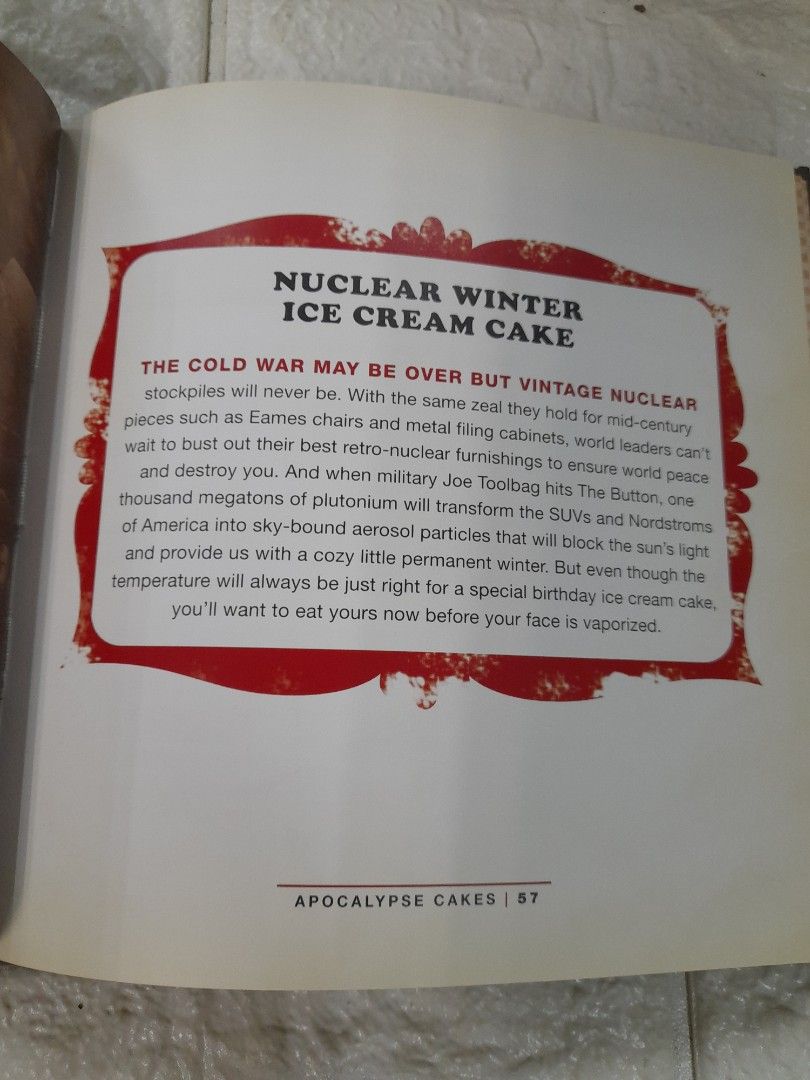 Apocalypse Cakes Recipes for the End, Hobbies & Toys, Books & Magazines ...