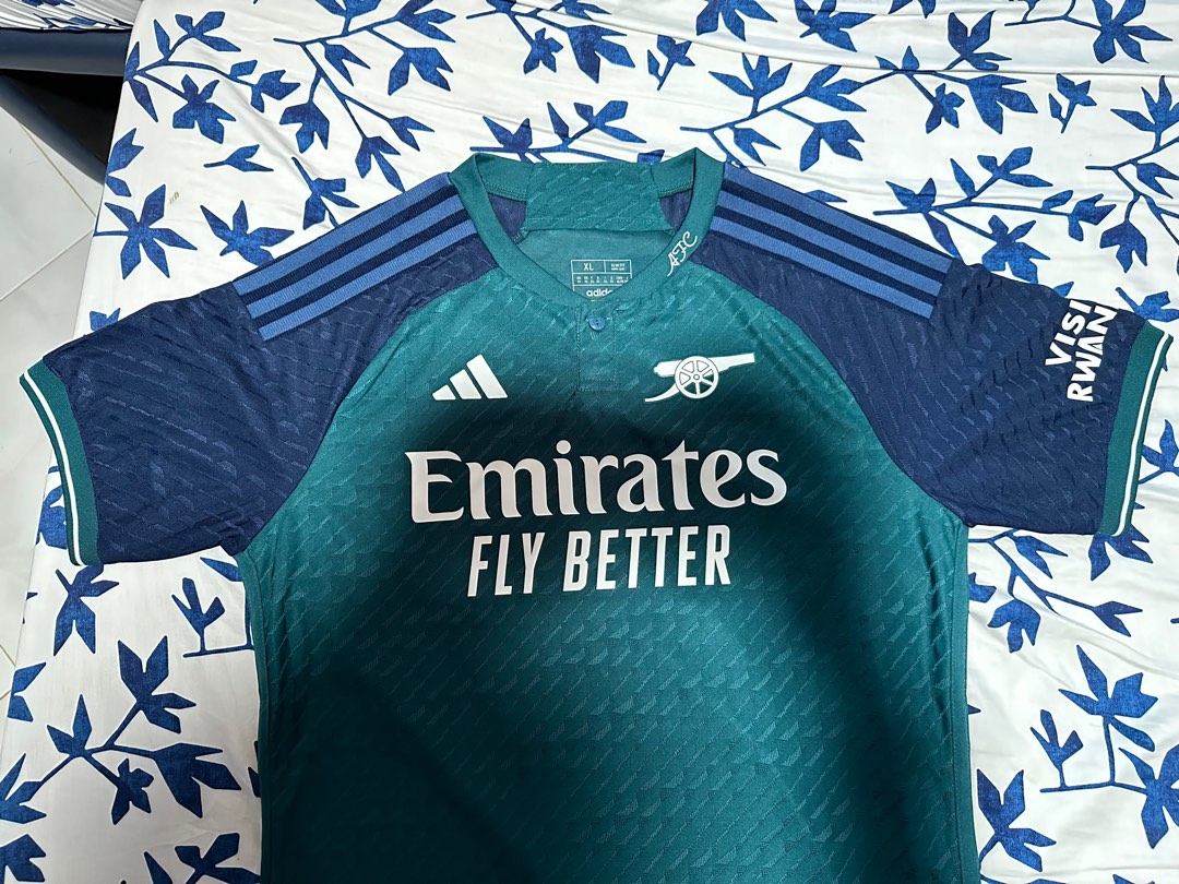 Arsenal 23/24 Third Jersey (Player Version), Men's Fashion, Activewear ...