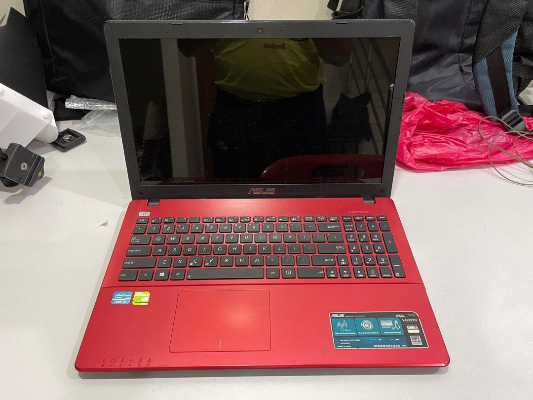 Asus A550c red SSD laptop notebook, Computers & Tech, Laptops ...