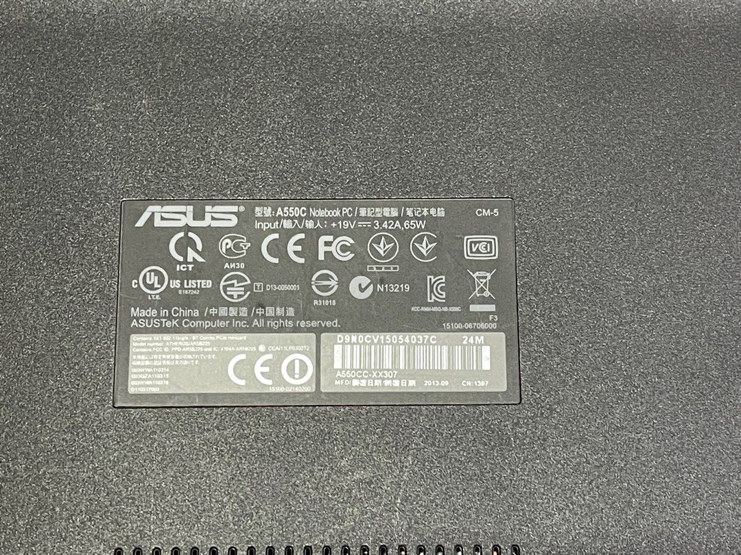 Asus A550c red SSD laptop notebook, Computers & Tech, Laptops ...