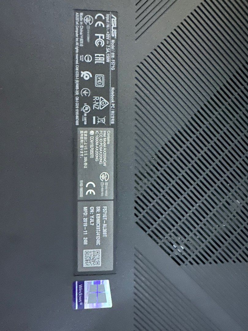 Asus Vivobook Gaming F571GT-AL369T, Computers & Tech, Laptops ...