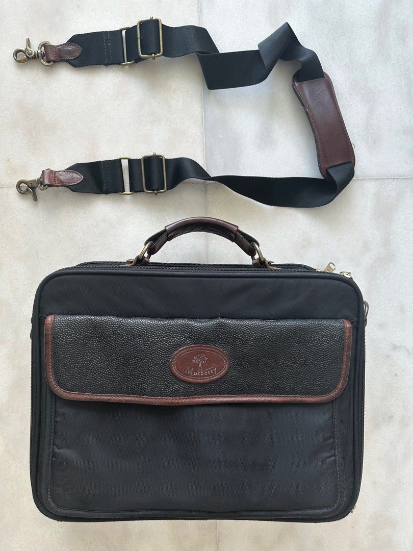 Authentic Mulberry vintage laptop bag, briefcase, Men's Fashion, Bags ...