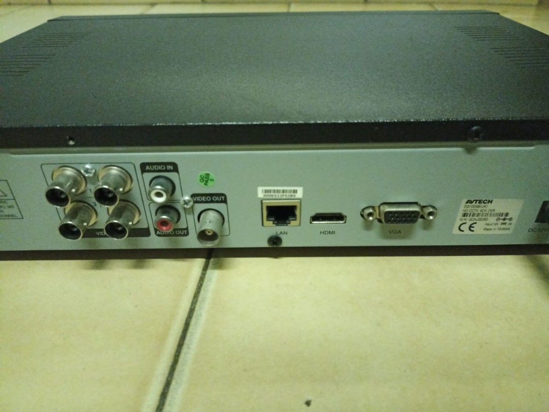 Avtech HD CCTV 4CH DVR Digital Video Recorder, Furniture & Home Living ...