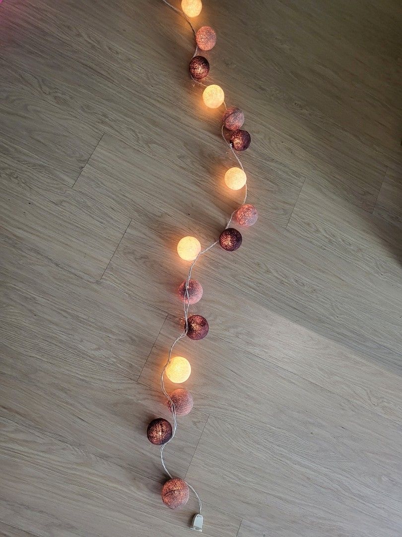 Ball fairy lights, Furniture & Home Living, Home Decor, Other Home ...