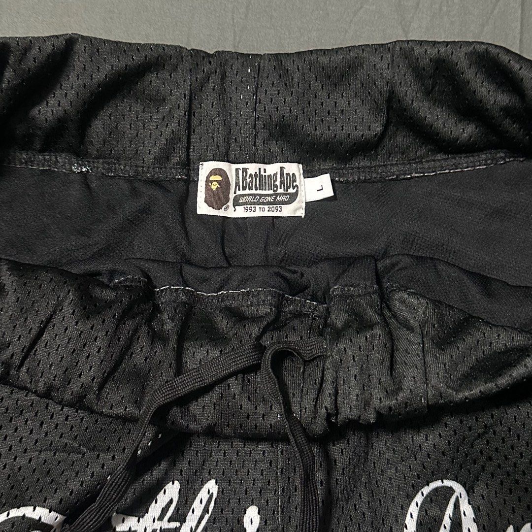 Bape red camo mesh shorts, Men's Fashion, Bottoms, Shorts on Carousell